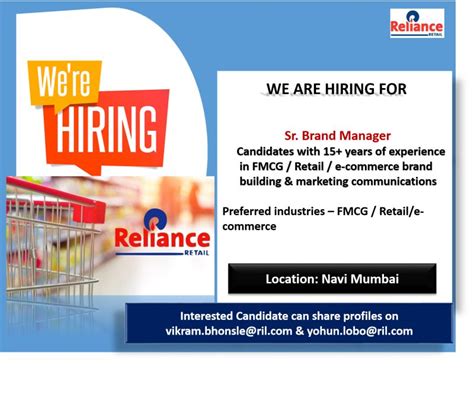 Reliance Retail On Linkedin Relianceretail Marketing Branding Fmcg