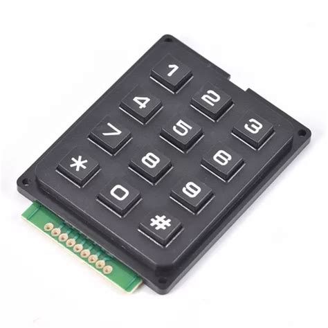 Teclado Matricial 4x3 Arduino Keypad Arduino Pic Avr 10 Unid Mebuscar Brasil