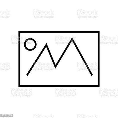 Ikon Vektor Ikon Gambar Ilustrasi Elemen Sederhana Desain Simbol Gambar