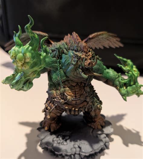 3d Printable Boar Demon Nalfeshnee Themed Nalfeshnee Inspired By