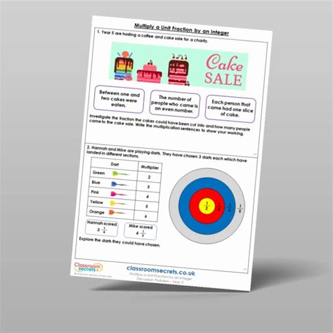 Year 5 Multiply A Unit Fraction By An Integer Prior Learning Resource Classroom Secrets