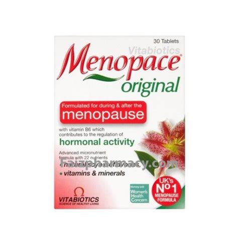 Vitabiotics Menopace Original Capsules S Faiz Pharmacy Mombasa Kenya