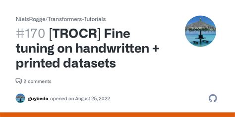 [trocr] fine tuning on handwritten printed datasets · issue 170