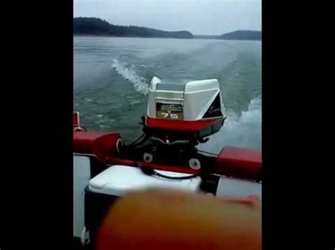 Evinrude Starflite First Lake Test Youtube
