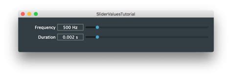 Tutorialslidervalues Juce