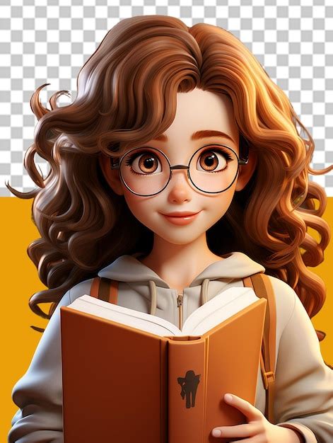 Premium Psd Book Reading Day Png Illustration