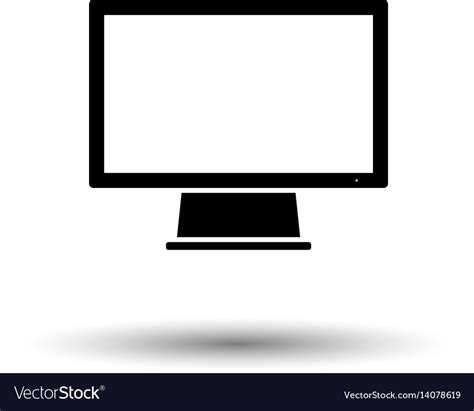Computer Monitor Icon Vector