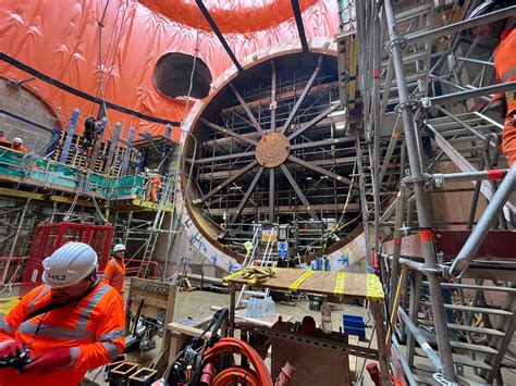 New Photos Show Inside Of Huge Hs2 Shaft Underneath London With