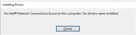 Unable To Install Network Driver For Intel® 82579lm Gigabit Network