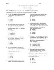 Exam Fall Pdf Name Score Engr Engineering Decision Making