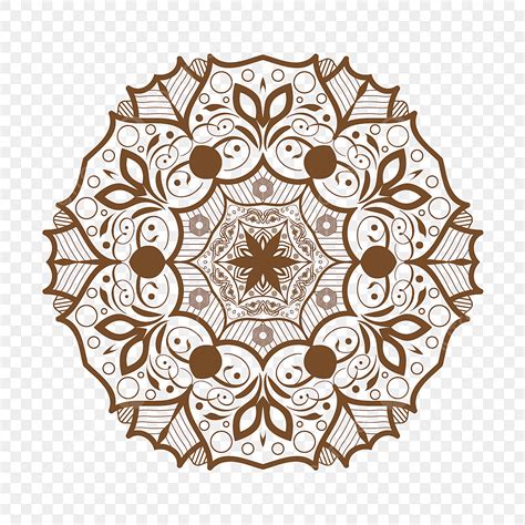 خلفية شفافة تصميم ماندالا ناقلات Eps ملف Png تحميل مجاني ماندالا جزء