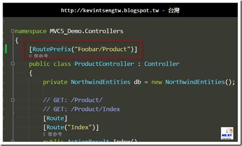 Mrkt 的程式學習筆記 Aspnet Mvc 使用 Attribute Routing 設定路徑階層
