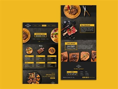 a modern landing page design html css upwork