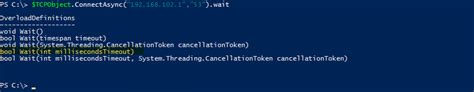 Script Test Tcp Port Powershell Ftw