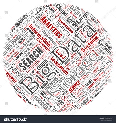 Vector Conceptual Big Data Large Size Stock Vector Royalty Free 1088342264 Shutterstock
