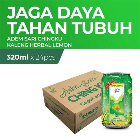 Jual DUS Adem Sari Ching Ku Minuman Penyejuk Kaleng Isi Pcs X Ml Di Seller Sembako Cece