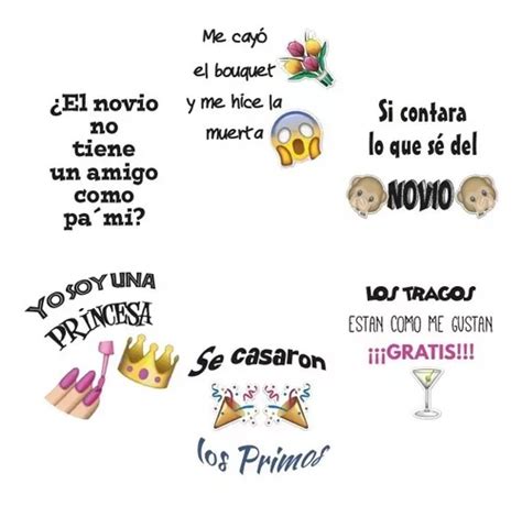 18 Obleas Comestibles 5 Cm Diámetro Boda Frases Graciosas en venta en