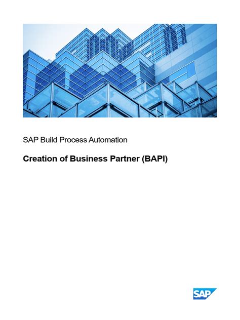 Creation Of Business Partner Bapi Pdf Microsoft Excel Parameter Computer Programming