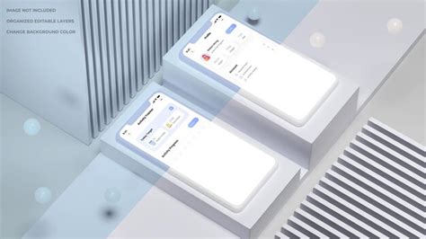 Premium PSD Phone Screens Ui Ux Design Mockup Presentation