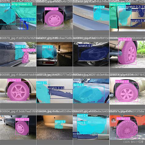 基于yolo11的汽车损伤分割系统（python源码数据集pyside6界面）汽车维修车间识别yolo Csdn博客