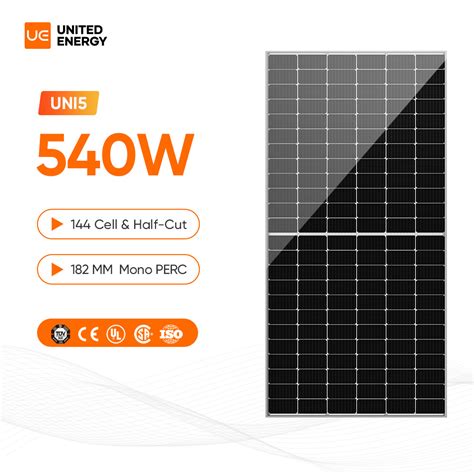 Pv Module 1000 Watt 540w 550w 560w 144cell Perc Mono Solar Panel Pv
