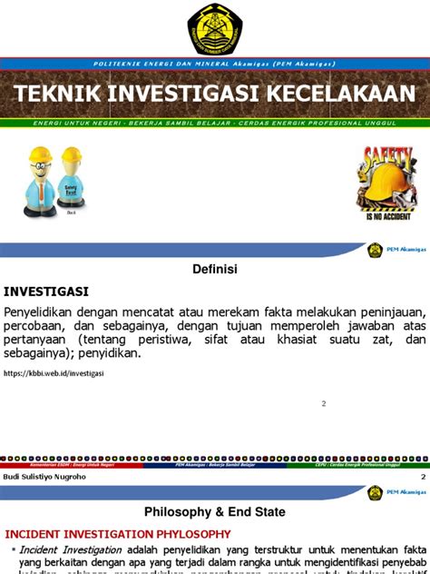 Teknik Investigasi Kecelakaan 2018 Pdf