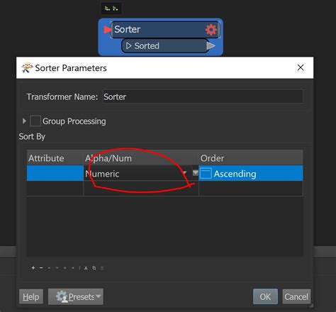are there known problems with the sorter transformer in fme workbench