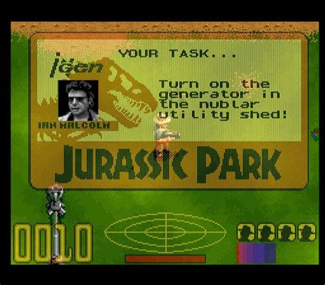 Filmgoblin Retro Video Game Review Of Jurassic Park For Super Nintendo