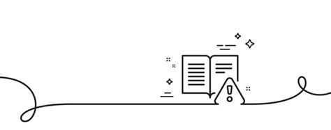 Instruction Line Icon User Manual Sign Royalty Free Vector