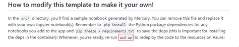Redeploy Code Should Use Azd Deploy In Readme Md Issue