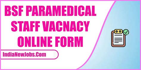 Bsf Paramedical Staff Recruitment 2023