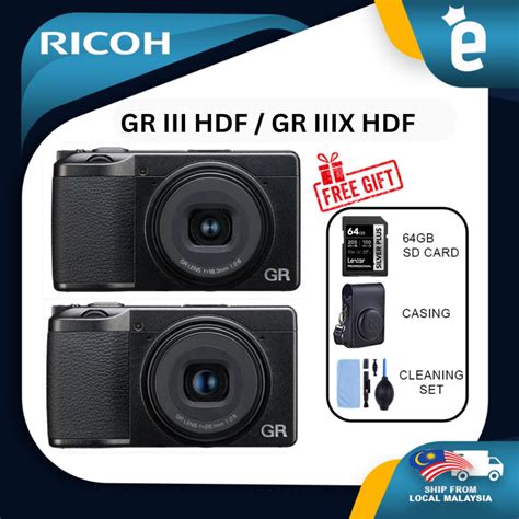 RICOH GR III HDF RICOH GR IIIX HDF Digital Camera Free With 64GB