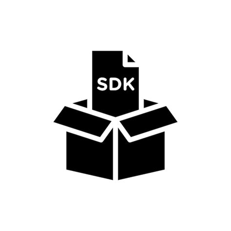 Premium Vector Sdk Line Icon Isolated On White Background