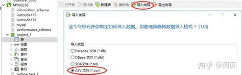navicat导入CSV Excel文件 知乎
