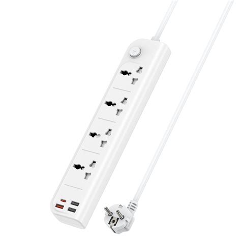 Yesido MC18 8in1 3 Adet Usb 1 Adet Type C ve 4 Adet Priz Dönüştürücü 2M