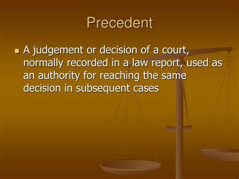 Ppt The Doctrine Of Precedent Powerpoint Presentation Free Download
