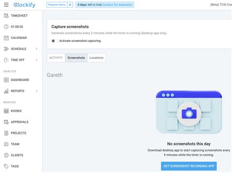 Macos Screenshot Warning Though Feature Not Enabled Clockify Forum