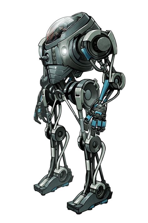 Mech by Billy Nuñez Robot concept art Sci fi concept art Robot design