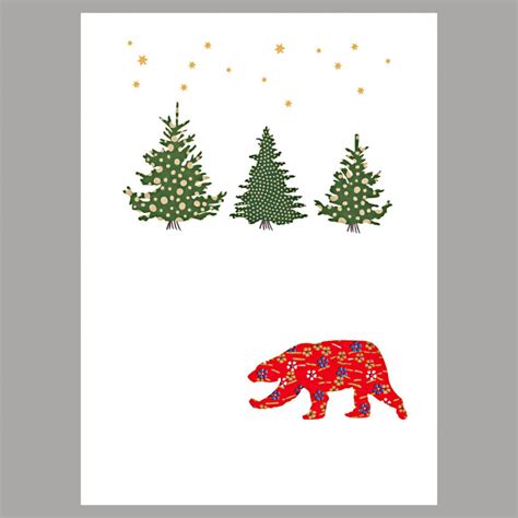 Weihnachtskarte Eisbär