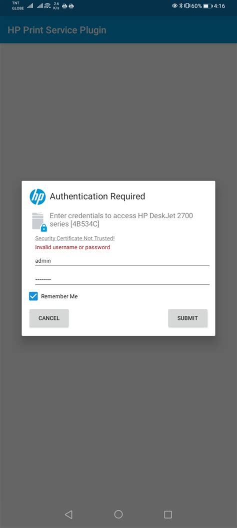 Authentication Hp Support Community 8661193