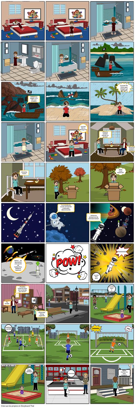 Las Aventuras De Lucas Storyboard By Laurab20