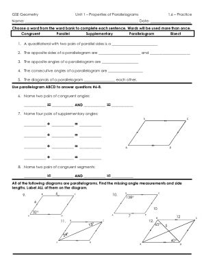 Fillable Online Common Core Geometry Unit 6 Lesson 2 YouTube Fax Email Print PdfFiller