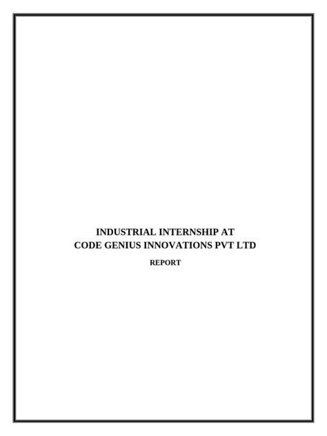 Cgi Python Internship Report Pdf Scope Computer Science