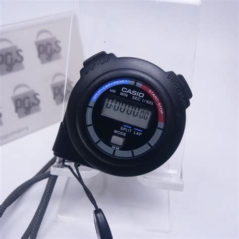 นาฬิกาจับเวลา Casio Hs 3v Lcd Digital Sport Stopwatch ของแท้ มือสอง ใช้