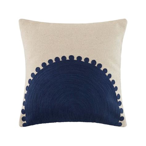 Housse De Coussin SOLAR Marine Et Naturel X Cm Leroy Merlin
