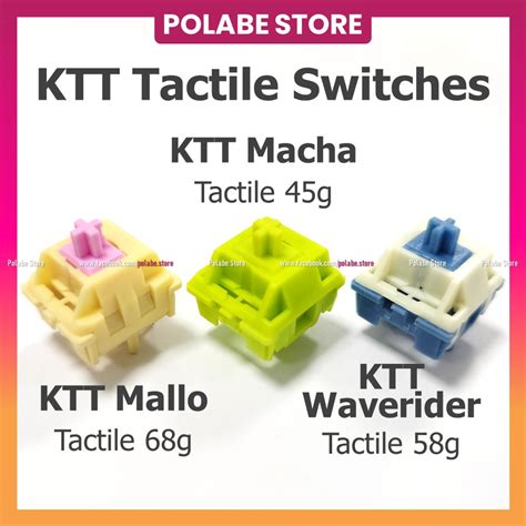 Ktt Matcha Tactile Switch Ktt Mallo Medium Tactile Công Tắc Bàn Phím Cơ
