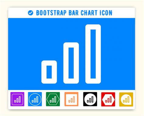 Bootstrap Bar Chart Icon Diagram Histogram Bi Bi Bar Chart Icon Code Html Css Color Button