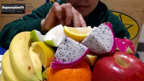 Asmr Exotic Fruits Mukbang Eating Sounds No Talking Youtube