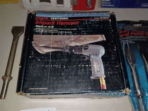 Craftsman Air Impact Hammer Chisel Bit Sets Mark Van Hook Auctioneer