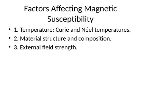 Magnetic Susceptibility Presentation Pptx
